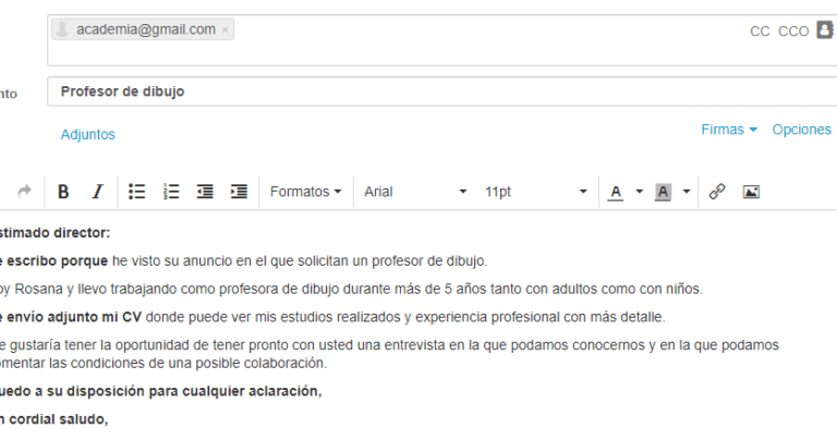 Ejemplos de Email Formal en Inglés B2