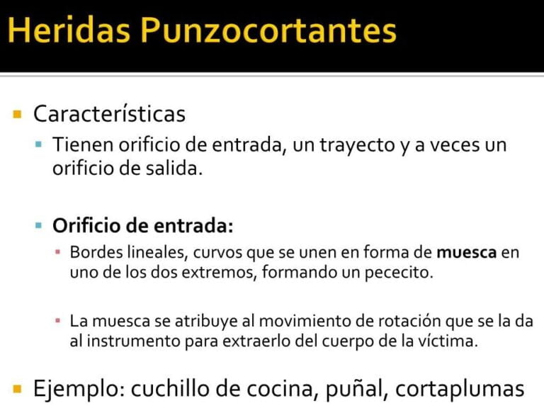 Ejemplos de Heridas Punzocortantes: Cuidado y Prevención
