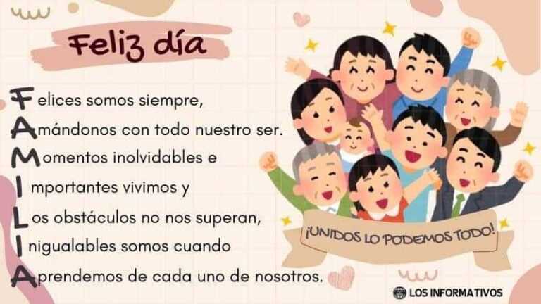 Ejemplos De Acrósticos Creativos Sobre La Familia
